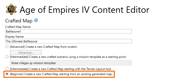 Creating a New Crafted Map – Age of Empires Support